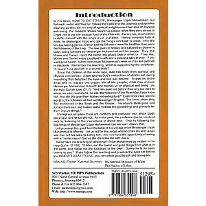 HOW TO EAT TO LIVE - BOOK ONE: From God In Person, Master Fard Muhammad