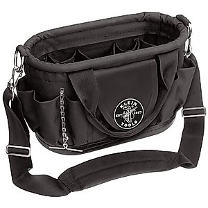 Klein Tools 58890 Tool Tote with 17 Pockets and Shoulder Strap