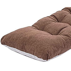 Kyaringtso Bench Cushion, Non-Slip Bench Cushions for Shoe Storage, Window Seat, Kitchen, Indoor, Outdoor Furniture (36"x14", Chestnut)