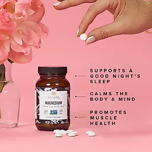 Truvani Magnesium 400mg Oxide Tablets | 60 Tablets | Supports Calm and Sleep, Healthy Bones, Muscle Health, Digestive Health | Non-GMO, Vegan Pills