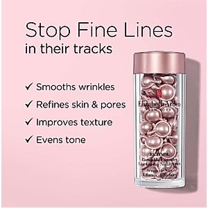 Elizabeth Arden Retinol Ceramide Capsules Line Erasing Night Serum, Anti-Aging Serum for Fine Lines and Wrinkles, Suitable for All Skin Types, 30 pc, 0.47 fl oz