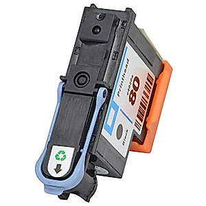 JIUPIN Compatible Hight Quality HP 80 printhead with New Updated Chips fit for HP1000 1050 1055C 1055cm Printer by VineonTec Office, 1-Pack (BK)
