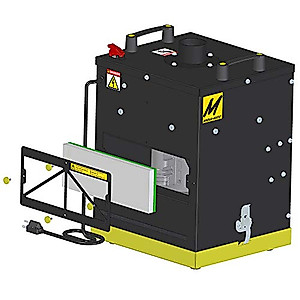 MAG-200 Dust Collector 2.5" dia inlet with 3.5' hose