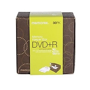 Memorex DVDplusR 16X 30Pk Box