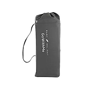 Baby Delight Go With Me Nod Deluxe Portable Crib & Playard, Charcoal Tweed