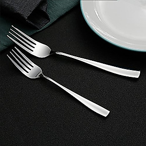 Eslite Stainless Steel Dinner/Salad Forks Set,12-Piece,8 Inches
