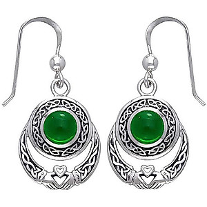 KWUNCCI Shamrock St. Patrick's Day Earrings Celtic Knot Claddagh Dangle Drop Irish Earrings for Women