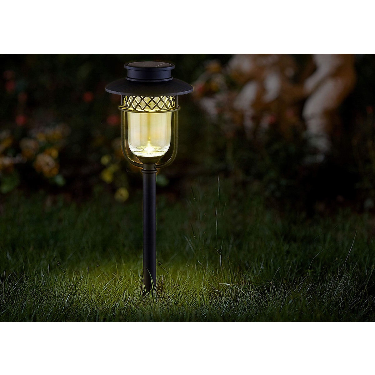 Classy Caps GL1101 High Performance Solar Landscape Light, Black