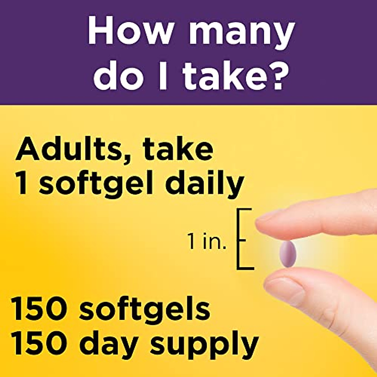 Nature Made Extra Strength Biotin 2500 mcg, Dietary Supplement For Healthy Hair, Skin & Nail Support, 150 Softgels, 150 Day Supply