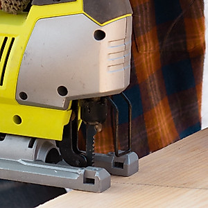 Qjaiune 5Pcs T344D T-Shank Jigsaw Blades, 6 Inch Long Jigsaw Blades High Carbon Steel Jig Saw Blade for Quick Cutting Wood Plywood Hardwood PVC Plastic