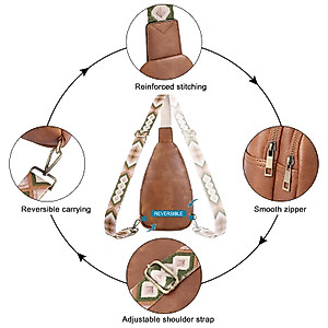 CLUCI Crossbody Bag Bundles with Sling Backpack