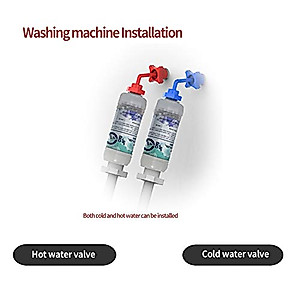 3 pcs Water Purifier Filter for Washing Machines - Rust Removal 5μm