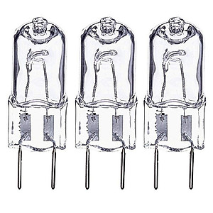 50W Halogen Light Bulbs G8 G8 50Watt 120V Halogen Light Bulbs T4 JCD Type 120V Bi-Pin Base G8 Halogen Lamp for Accent Under Cabinet Puck Landscape Lighting,Clear Lens,Warm White 2700K,10 Pack