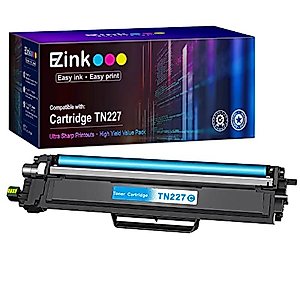 E-Z Ink (TM) High Yield Compatible Toner Cartridge Replacement for Brother TN227 TN-227 TN223 TN-223 use with MFC-L3770CDW MFC-L3750CDW HL-L3230CDW HL-L3290CDW HL-L3210CW MFC-L3710CW (1 Cyan)