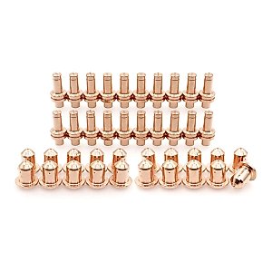 WeldingStop Tip 196926 Nozzle Electrode 196925 for Plasma Cutting ICE-12C Torch (on Spectrum Cutter) NOT Miller Original Parts Pack-40