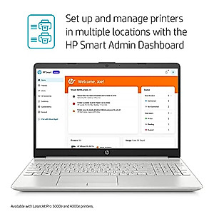 HP Laserjet Pro MFP 4101fdwe Wireless Black & White Printer, Print scan Copy fax, Auto 2-Sided Printing, 42 ppm, 512 MB, Smart Office Features and Fax, Bundle with JAWFOAL Printer Cable