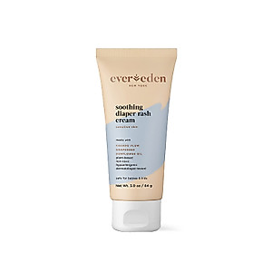 Evereden Soothing Diaper Rash Cream 3.0 oz | Clean and Unscented Diaper Care | Non-toxic and Fragrance Free