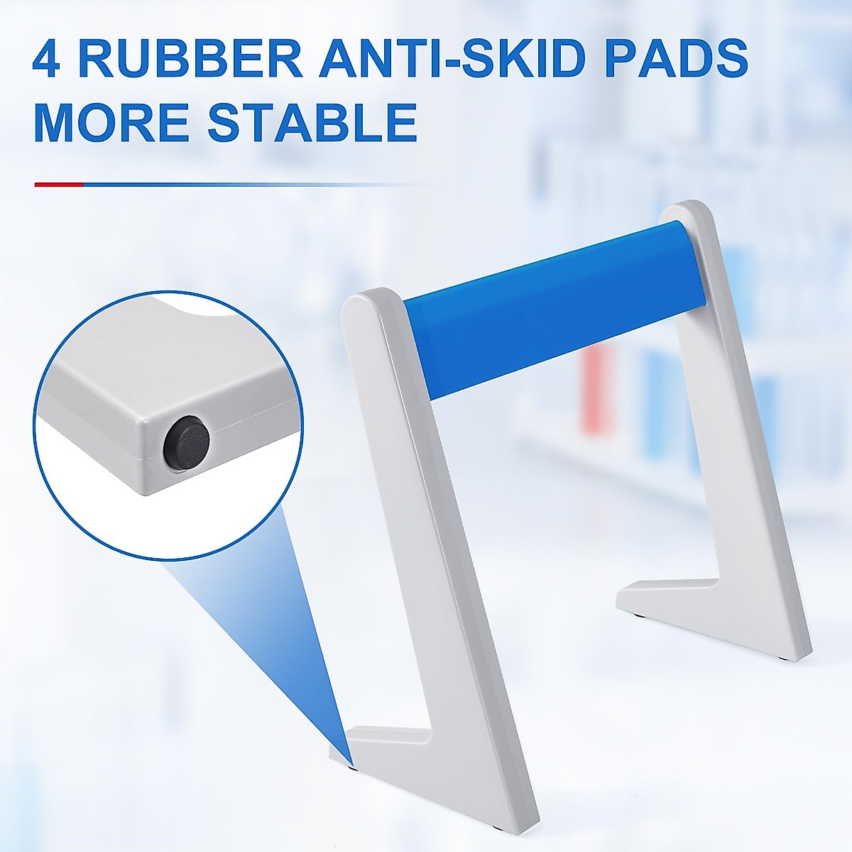 eLabPal 2PCS Pipette Stand, Laboratory Plastic Linear Micropipette Rack, Pipettor Holder, Fits Up to 7-8 Pipettes, Pack of 2(Pipettes Not Included)