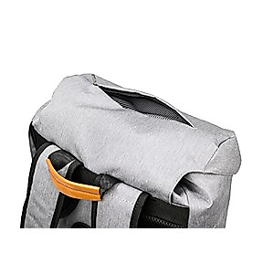 PKG Cambridge (31L) Backpack. 600D Water Resistant Double Layer Construction. 16" Laptop (Light Grey/Tan)