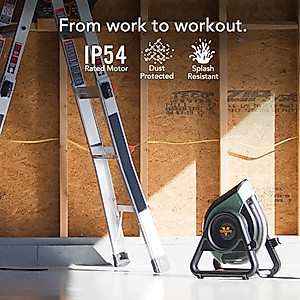 Vornado RTR Heavy Duty Air Circulator, 3-Speed High Velocity Shop Blower Fan for Whole Room, Multipurpose Electric Air Mover, High-Impact Case with 8ft Cord