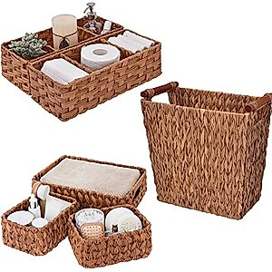 GRANNY SAYS Bundle of 3 Sets Wicker Storage Baskets