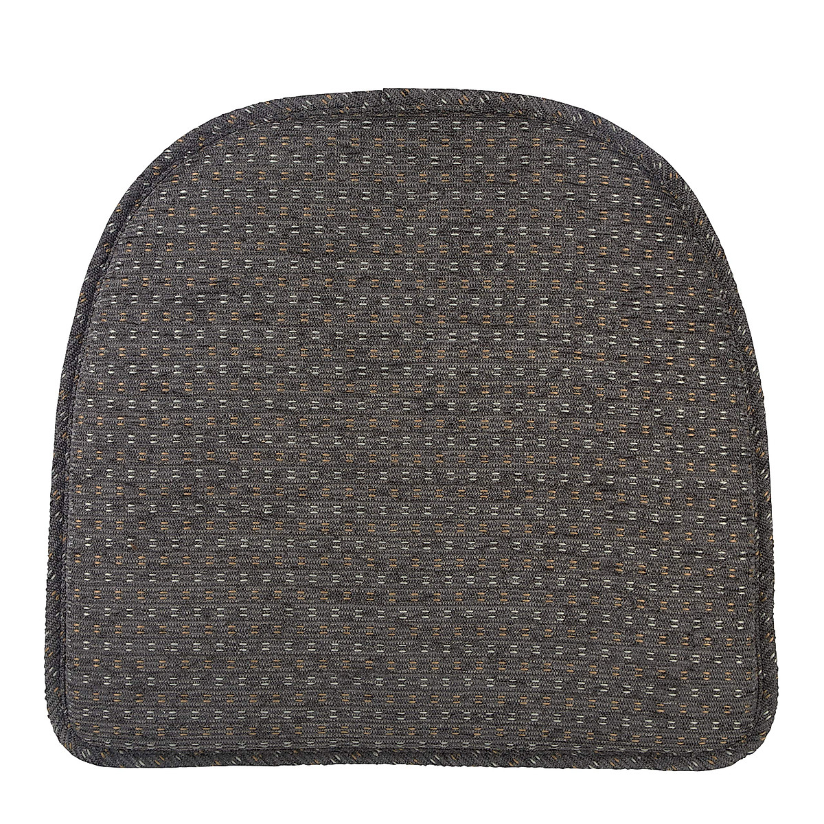 Klear Vu Raindrop The Gripper Non-Slip Kitchen Chair, 15"x16" Seat Pad, 4 Count (Pack of 1), Gray