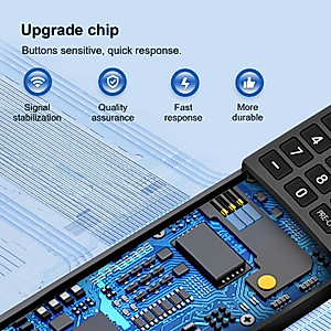 Universal Remote-Control for Samsung Smart-TV, Control Replacement fit for 4K UHD QLED HDTV LED TVs, with Hulu Netflix Prime-Video Buttons