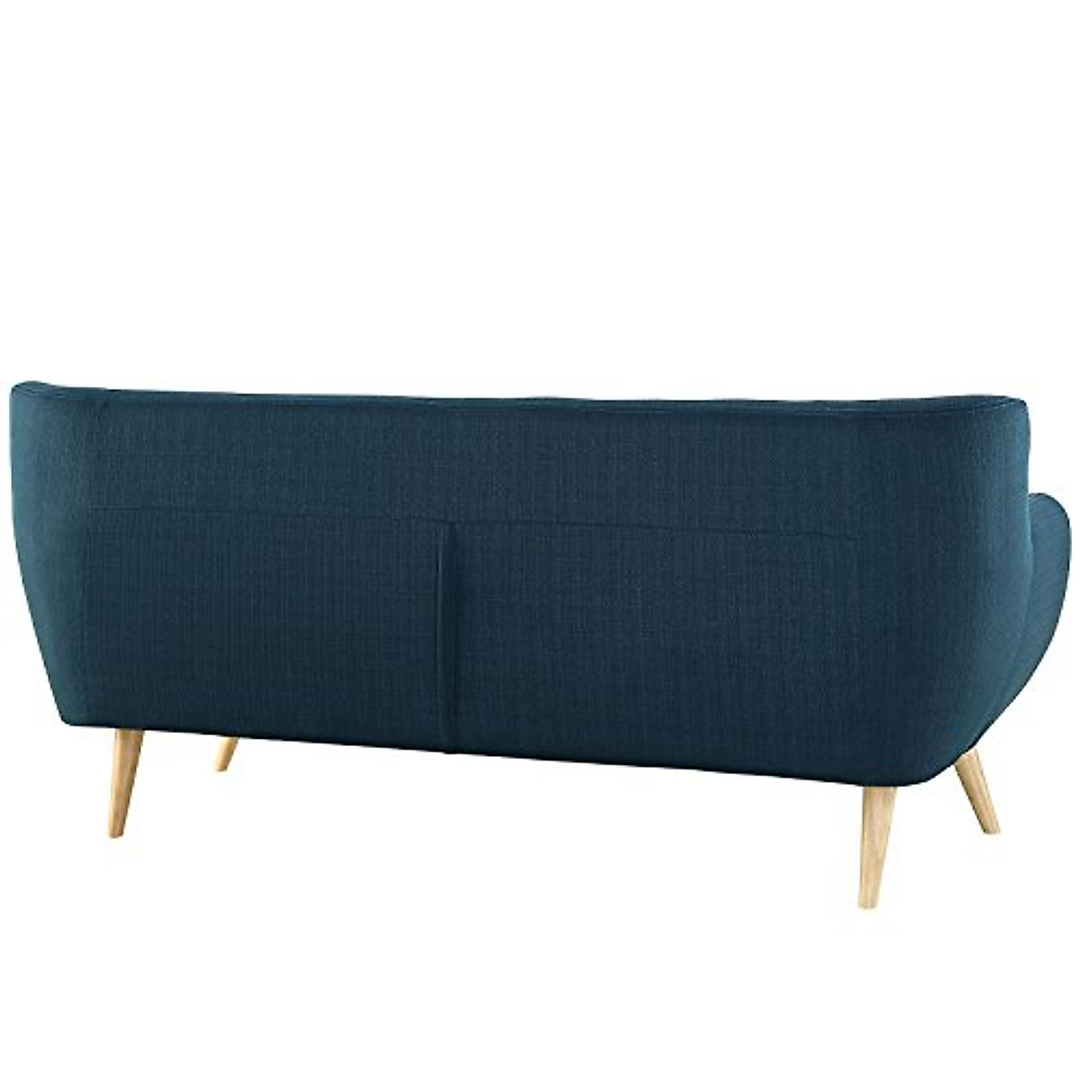 Modway Remark Mid-Century Modern Sofa With Upholstered Fabric In Azure