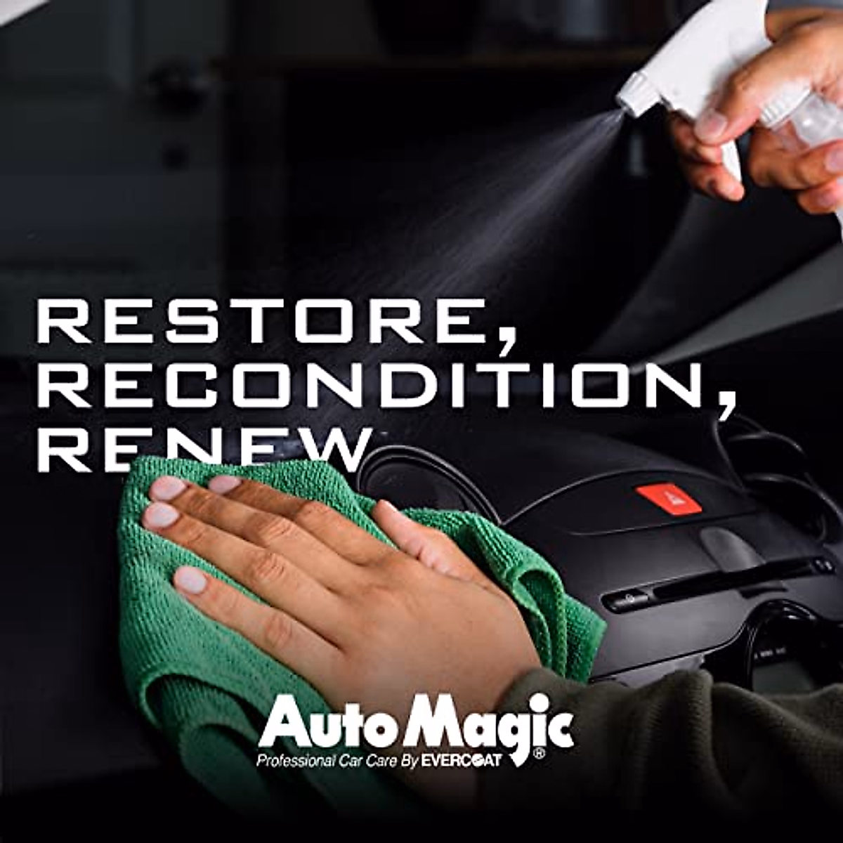 Auto Magic Super Dress-It - Water-Based Silicone Dressing for Air Vents, Tires, Hoses - 128 Fl Oz