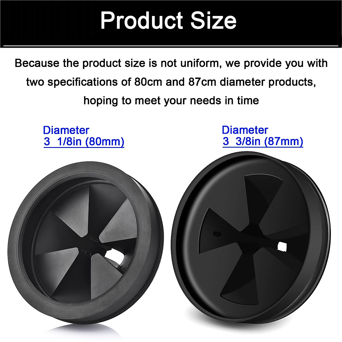 Garbage Disposal Splash Guards, Sink Baffle Rubber Guard, Sink Splash Guard, Garbage Disposal Cover, Garbage Disposal Parts Parts-Drain Plugs(3 1/8 Inch in Diameter)