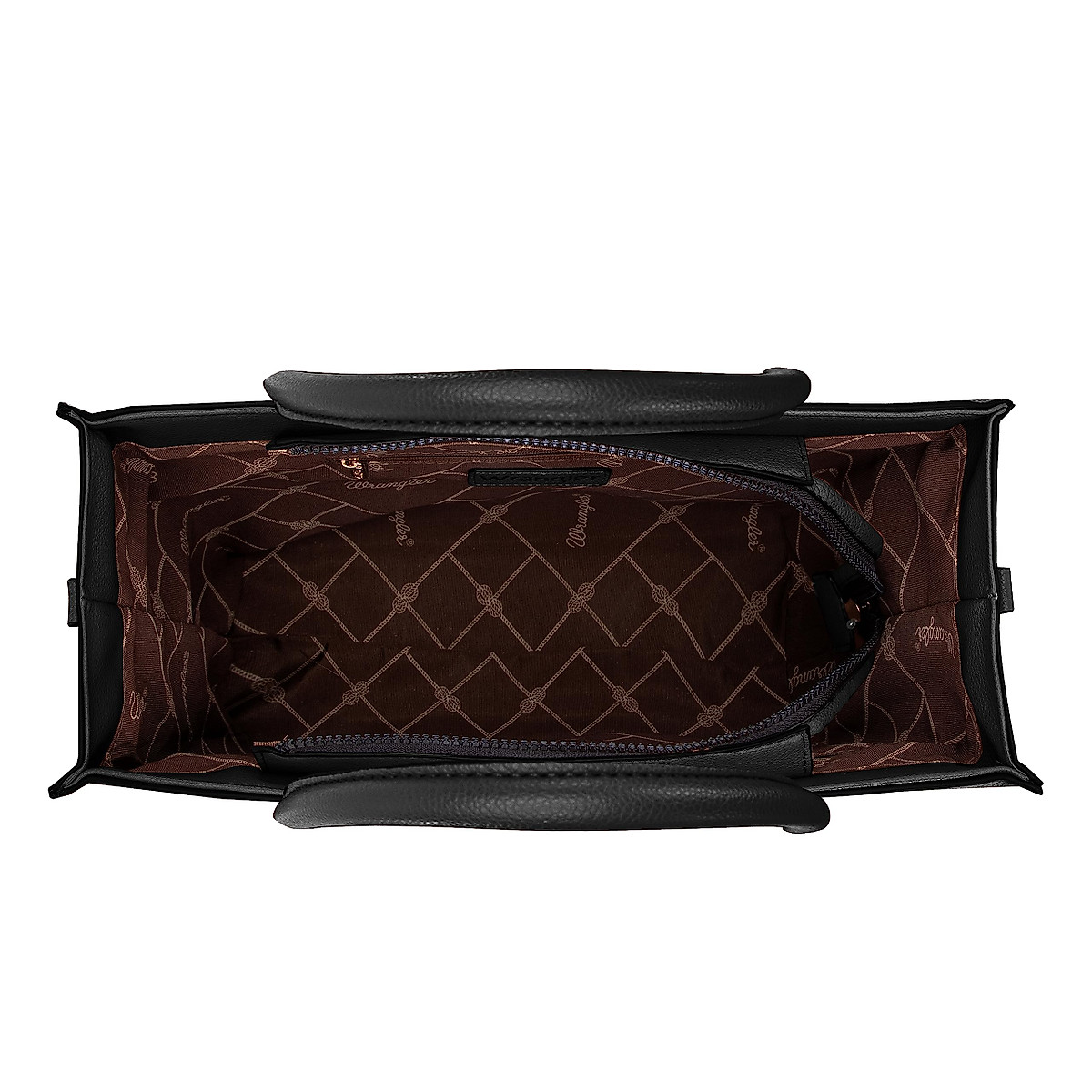 Montana West Wrangler Tote Bag for Women Shoulder Purse Handbag with Zipper Crossbody Bag WG70-8317-BK