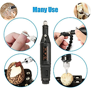 Electric Micro Pen Mini DIY Vibro Kit for Metal Glass Ceramic Plastic Wood Jewelry with Scriber Etcher