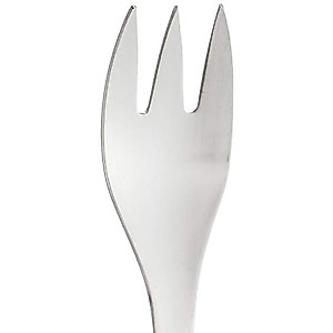 Sori Yanagi Simple Form Cutlery for Easy Use, Tsubamesanjo Stainless Steel Table Fork, Sleek Design for Smooth Texture, Dishwasher Safe, Brushed Finish