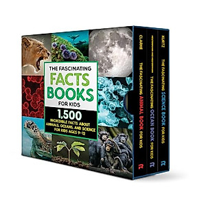 The Fascinating Facts Books for Kids 3 Book Box Set: 1,500 Incredible Facts about Animals, Oceans, and Science for Kids Ages 9-12