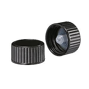 Ananda 144 Pcs, 15ml [1/2 oz] EMPTY CLEAR Boston Round Glass Bottle With Phenolic Polycone Liner Caps