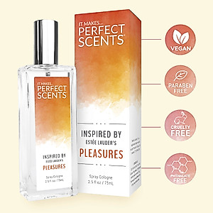 Perfect Scents Fragrances | Inspired by Estee Lauder's Pleasures | Women’s Eau de Toilette | Vegan, Paraben Free, Phthalate Free | Never Tested on Animals | 2.5 Fluid Ounces
