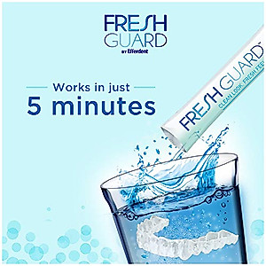 Fresh Guard Soak by Efferdent for Retainers & Clear Braces, Original Version, 24 Count