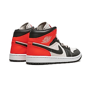 Jordan Womens WMNS Air Jordan 1 Mid SE DQ6078 100 Newsprint - Size 6W