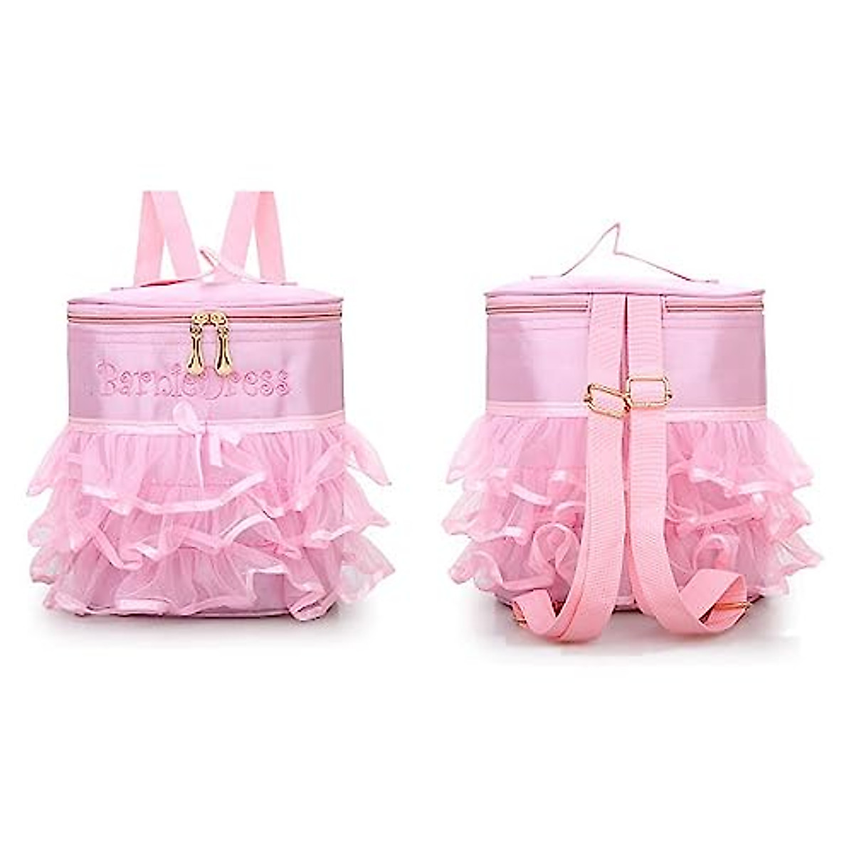 SEHXIM Cute Ballet Dance Backpack,Tutu Dress Dance Bag for Girls,Waterproof Bag Small Duffle Bag Ballet Bags Gym Bag. (Princess Pink)