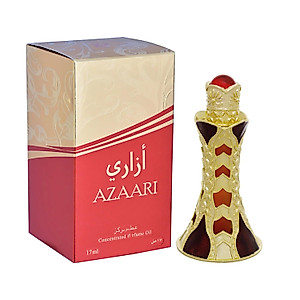 Khadlaj Azaari Concentrated Perfume Oil for Unisex, 0.57 Ounce