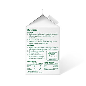 Amazon Fresh, Cage Free Liquid Egg Whites, 16 Fl Oz (Previously Happy Belly, Packaging May Vary)