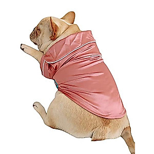 Milumia Pet Pajamas for Dogs Outfits Short Sleeve Dog Shirt Pet Clothes Apparel Pink Small