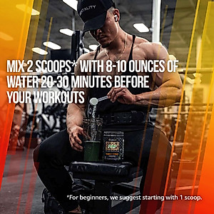 ALPHA LION Superhuman Pump Pre Workout Powder, Nootropic Caffeine & Stim Free Preworkout Supplement, Nitric Oxide Booster, Muscle Gainer, Energy & Focus (42 Servings, Mango Veiniac Flavor)