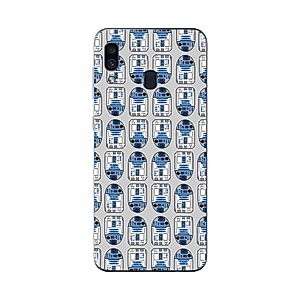 MightySkins Skin for Samsung Galaxy A20 / A30 - Galaxy Bots | Protective, Durable, and Unique Vinyl Decal wrap Cover | Easy to Apply, Remove, and Change Styles | Made in The USA (SAGA20-Galaxy Bots)