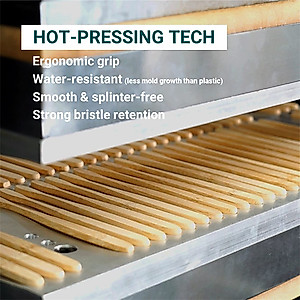 DR.NOAH Maru Kids Bamboo Toothbrush, 6 Pack | Designed by Dentists | Soft, Tapered, BPA Free Bristles | Ergonomic Design | Eco Friendly