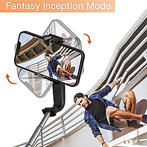 Gimbal Stabilizer for Smartphone, 2 Axis Selfie Stick Tripod with Face Tracking, 360° Rotation, 4 in 1 Portable Phone Tripod w/Extendable Stick for iPhone 14/Android Video Recording hohem iSteady Q