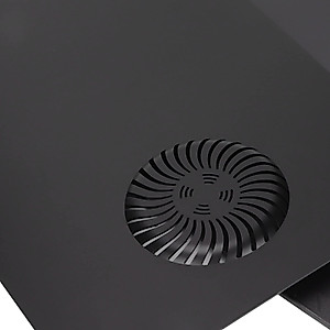 TOTITOM Game Console Panel Plate Frosted Black Replacement Console Panel Plate Shell with Thermovent for PS5 Digital Edition Console Panel Plate