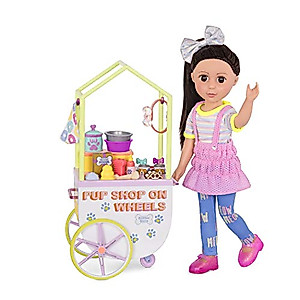 Glitter Girls – GG Pup Pet Shop on Wheels – Pet Accessory with Play Food for 14-inch Dolls & Plush Dogs – Toys, Clothes, and Accessories for Kids Ages 3 and Up