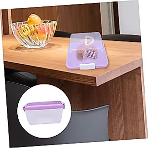 Alipis 1pc Box Packing Portable Cake Box Cheesecake Carrier Cupcake Mini Cake Boxes Treats Holder Pastry Carrier Cake Saver Baking Dessert Cake Box Reusable Cake Container Baking Cake Box
