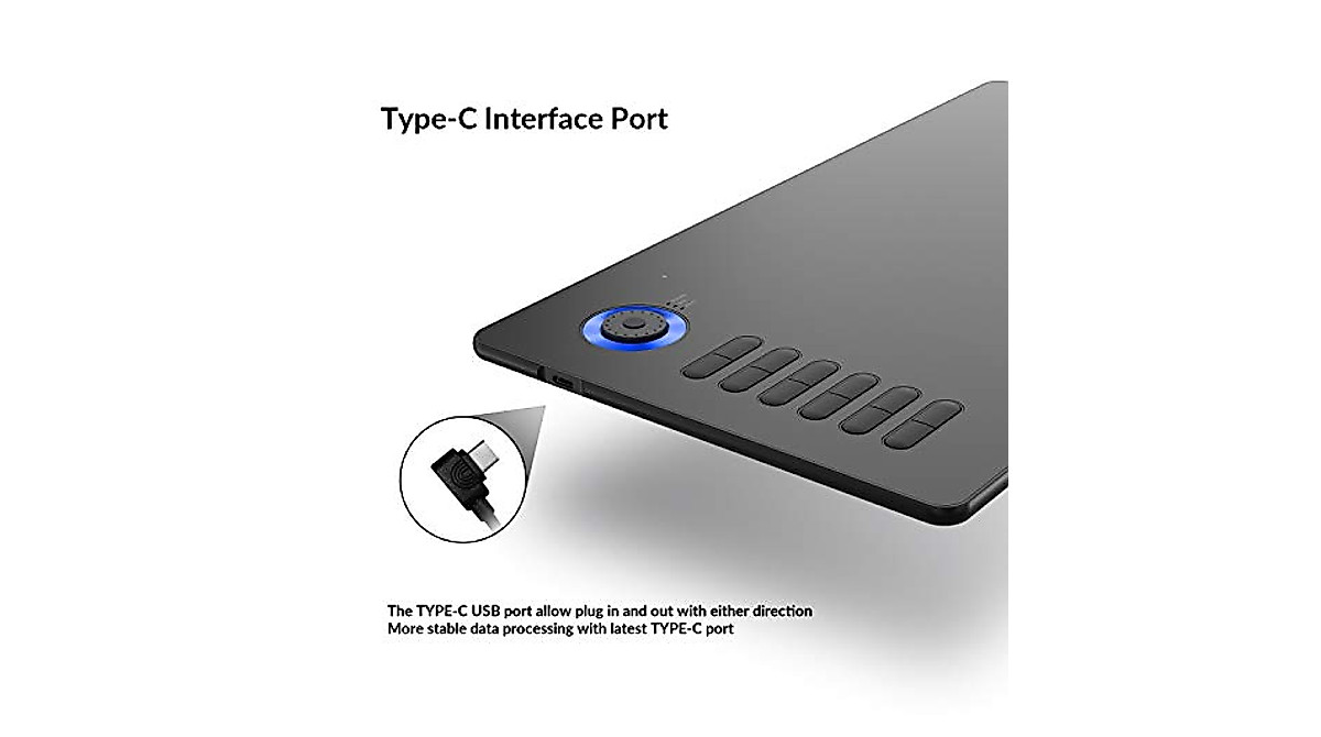 VEIKK A15Pro Drawing Tablet - 10x6 Inch, Custom Shortcuts